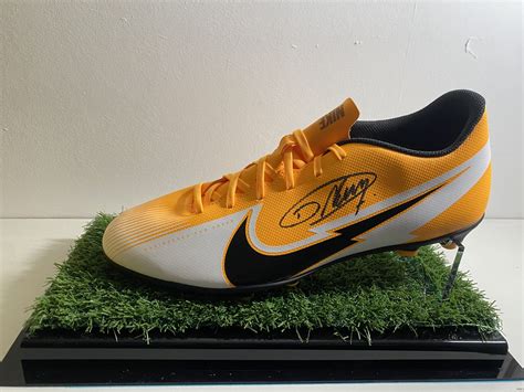 Darwin Nunez Signed Football Boot In Display Case MFM Sports Memorabilia Football Boxing