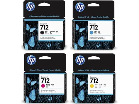 Расходник для печати HP 712 (3ED67A, 3ED68A, 3ED69A, 3ED70A), Набор ...