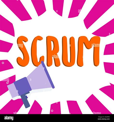 Handwriting Text Scrum Business Concept Handwriting As Distinct From Print Written Characters