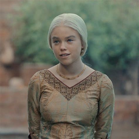 Milly Alcock As Young Rhaenyra Targaryen House Of Dragon Game Of