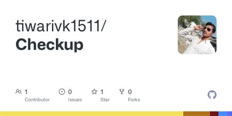 Github Tiwarivk1511checkup