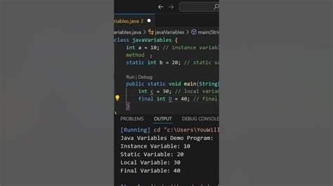Java Variables Program Java Full Course 2025 Beginner To Advanced Romanticize Your Tech
