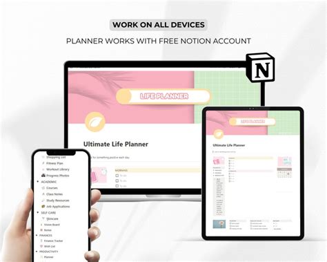 2024 All In One Notion Template Dashboard Notion Ultimate Etsy