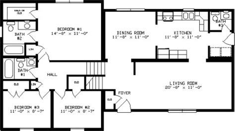 Split Level Modular Homes Floor Plans