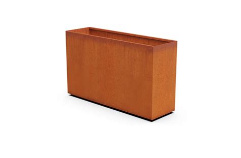 Corten Steel Rectangular Planter Plantercraft
