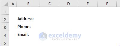 How To Design An Employee Details Form In Excel Free Template