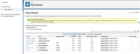 Steps To Create Apex Class Salesforceblue