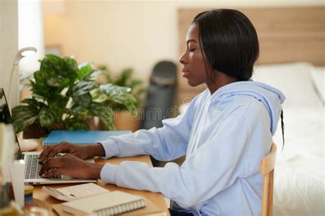 Programming Female College Student Stock Image Image Of Coding Teen