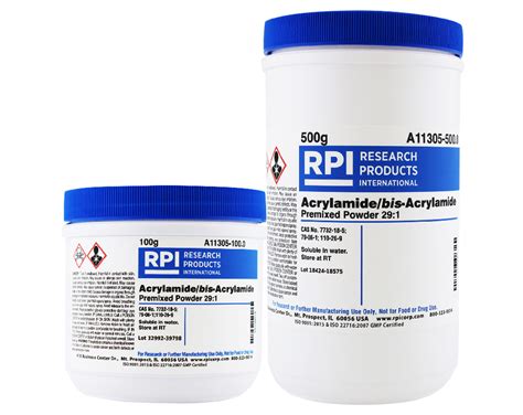Acrylamide Bisacrylamide 291 Powder Premixed Acrylamide Bis 321