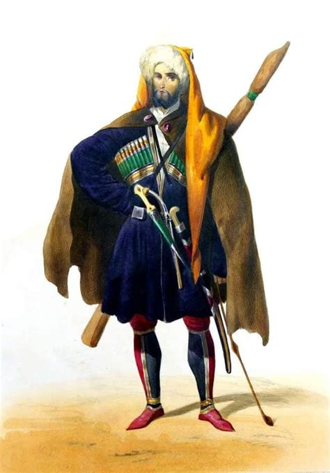 Day Of The Circassian National Costume In The Republic Of Adygea