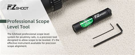 Ezshoot Scope Leveling Kit With High Precision Bubble Leveling System