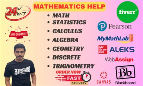 Be Math Solver Tutor In Statistics Calculus Discrete Algebra Geometry Assignment By