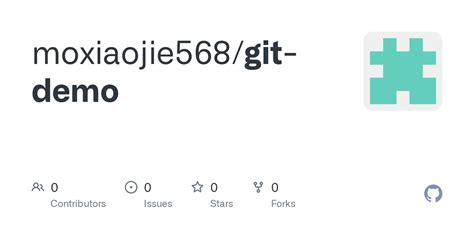 github moxiaojie568 git demo