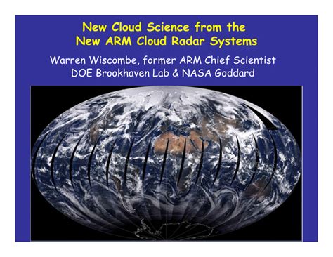 Pdf New Cloud Science From The New Arm Cloud Radar Systems Invited