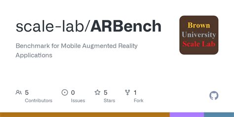 GitHub Scale Lab ARBench Benchmark For Mobile Augmented Reality Applications