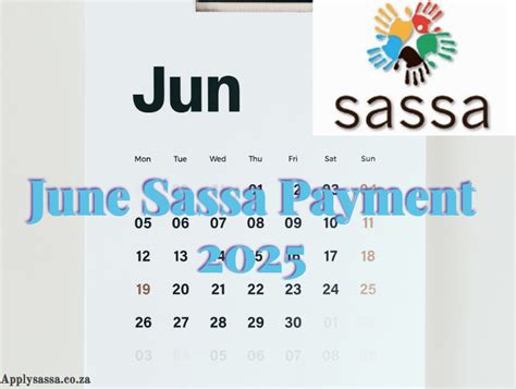 June Sassa Payment 2025 Sassa Grant 2025