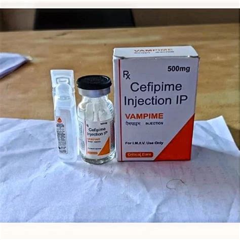 Cefepime Injection 500mg At ₹ 34vial Mumbai Id 2855094339262