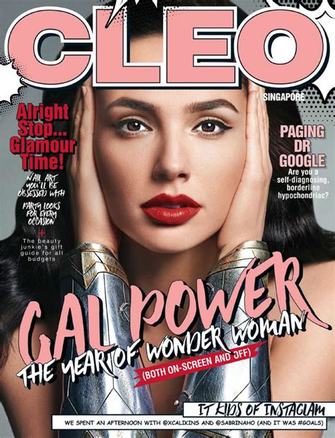 Gal Gadot Cleo Magazine Singapore December 2017 Issue • Celebmafia