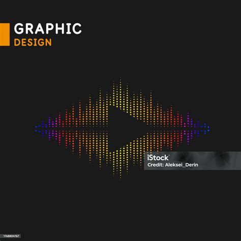 Vector Illustration Of A Musical Wave In The Form Of An Equalizer