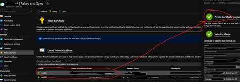 Sync Option Missing From Azure Under Api App Ssl Settings Pfx