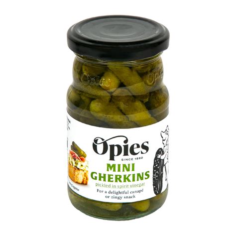 Opies Mini Gherkins 227 G Online At Best Price Lulu Uae