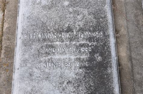 Thomas Eli Joyner Sr 1888 1948 Find A Grave Memorial