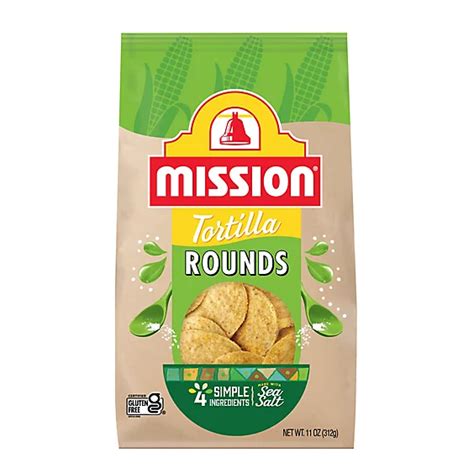 Mission Round Yellow Corn Tortilla Chips 11 Oz Vons