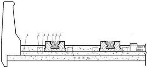 Embedded Track Structure Suitable For Middle Span And Small Span Bridge And Construction Method