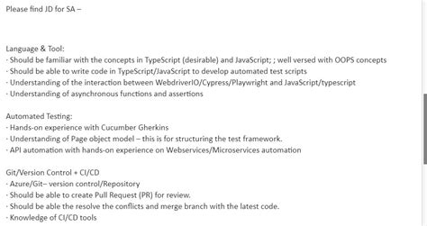 Shruti On Linkedin Ui Api Javascripts Typescript Javascript Oops Webdriveio Cypress