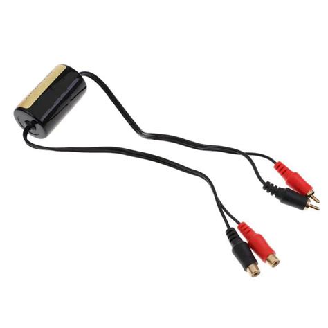 RCA NOISE FILTER GROUND LOOP ISOLATOR For CAR STEREO AUDIO AMPLIFIER Daraz Pk