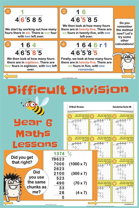 Difficult Division Printable Teaching Resources Word Problem