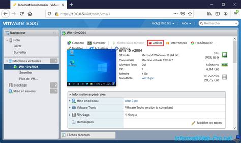 Put The Vmware Esxi 6 7 Server In Maintenance And Manage The Automatic Shutdown And Startup Of