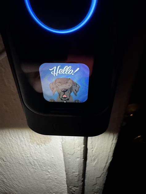 My G4 Doorbell Now Has An Animation On Its Screen Scrolller