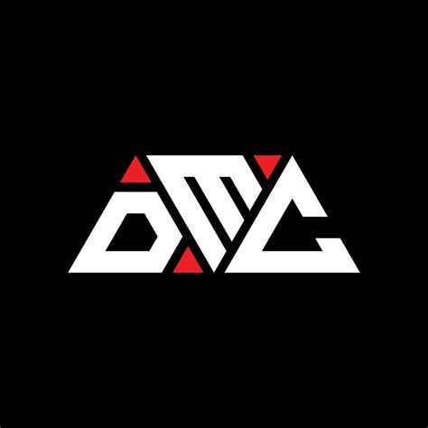 Dmc Triangle Letter Logo Design With Triangle Shape Dmc Triangle Logo