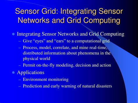 Ppt From Sensor Web To Sensor Grid Powerpoint Presentation Free Download Id4408561
