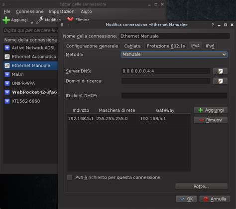 [guida] dnsmasq condividere la connessione via ethernet linux freedom