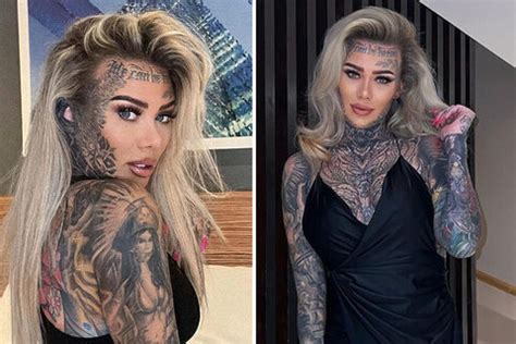 Most Tattooed Woman Proves Full Body Ink Can Be Sexy In Daring Dress Tag24