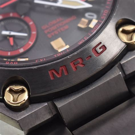 【c やや傷や汚れあり】カシオ Casio Mrg G1000b 1a4jr Mr G 赤備え ソーラー Gps衛星電波 メンズ 良品 箱