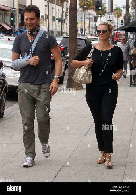 Natasha Henstridge Out For Lunch In Beverly Hills With Her Husband A Dressed Down Darius