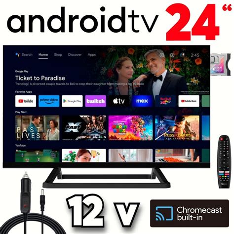 СМАРТ ANDROID ТЕЛЕВИЗОР, 12 ВОЛТА, 24 ИНЧА, GOOGLE PLAY