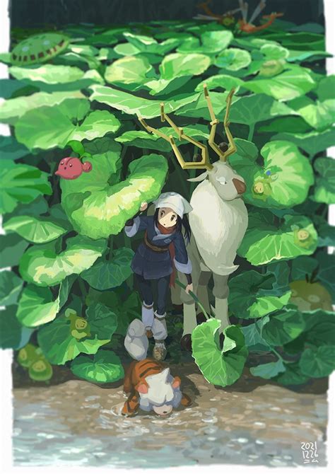 Akari Psyduck Budew Hisuian Growlithe Cherubi And More Pokemon And More Drawn By