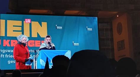 Gemeinsame Rede Von Nadija Samour Palästinensiche Anwältin Und Iris