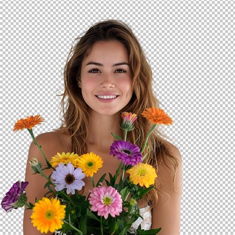 Imágenes De Mujer Joven Flores Descarga Gratuita En Freepik