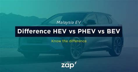 Malaysia Ev Difference Between Hev Phev And Bev Carput