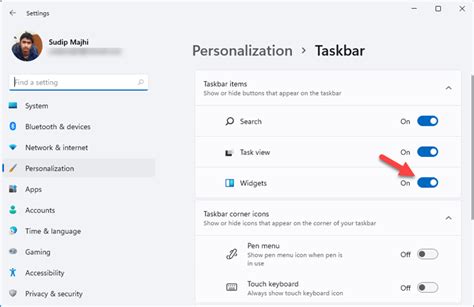 How To Remove Widgets Icon From Taskbar On Windows 11