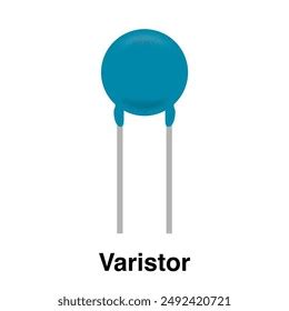 Varistor Resistor Vector Demonstration Explanation Stock Vector Royalty Free 2492420721