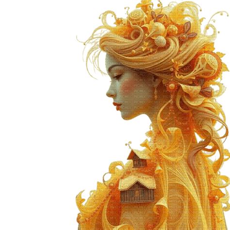 Yellow Fantasy Yellow Woman Fantasy Houses Lady Moonflower26
