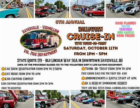 8th Annual Hayesville Vermillion Fire Department Halloween Car Show