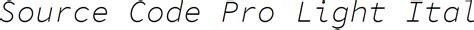 Source Code Pro Font Adobe FontSpace