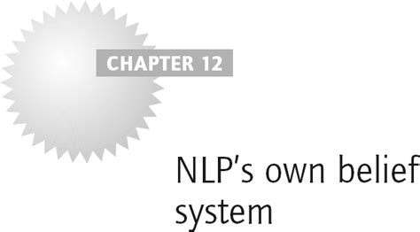 NLPs Own Belief System Brilliant NLP Workbook Book